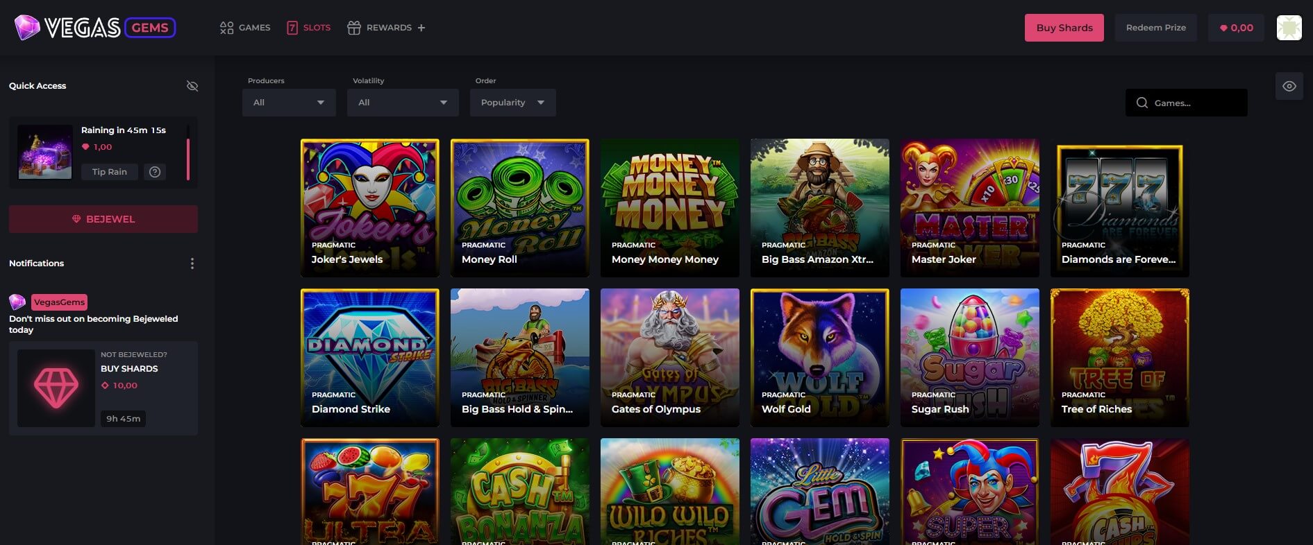 Vegas Gems Casino Review 2025 | Ratings and Assessment
