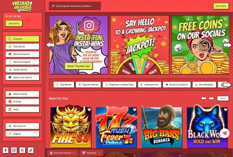 Hello Millions Casino Review 2025 | Ratings and Assessment