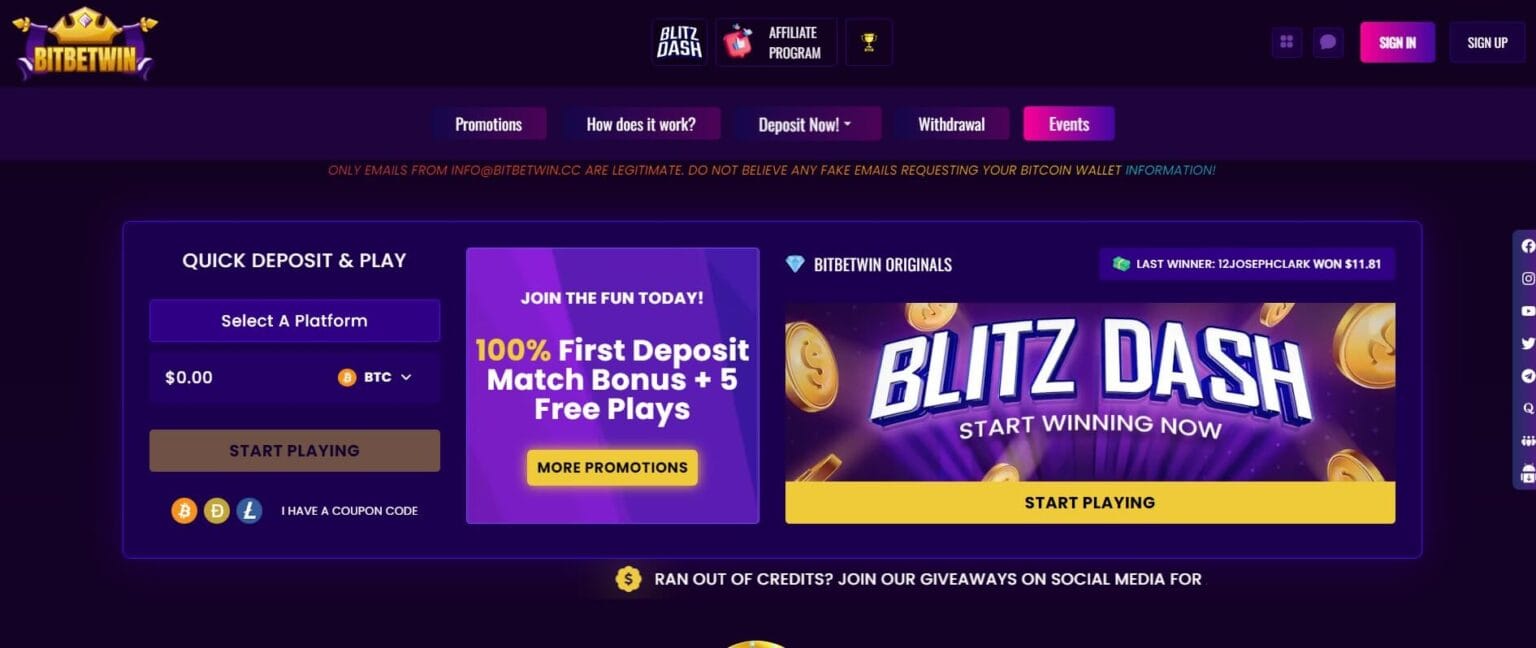 BitBetWin Casino Review 2025 | Ratings and Assessment