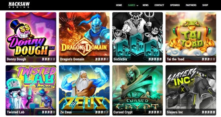 Best Hacksaw Gaming Slots at Sweepstakes Casinos