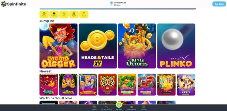 Spinfinite Social Casino Review 2025 | Ratings and Assessment