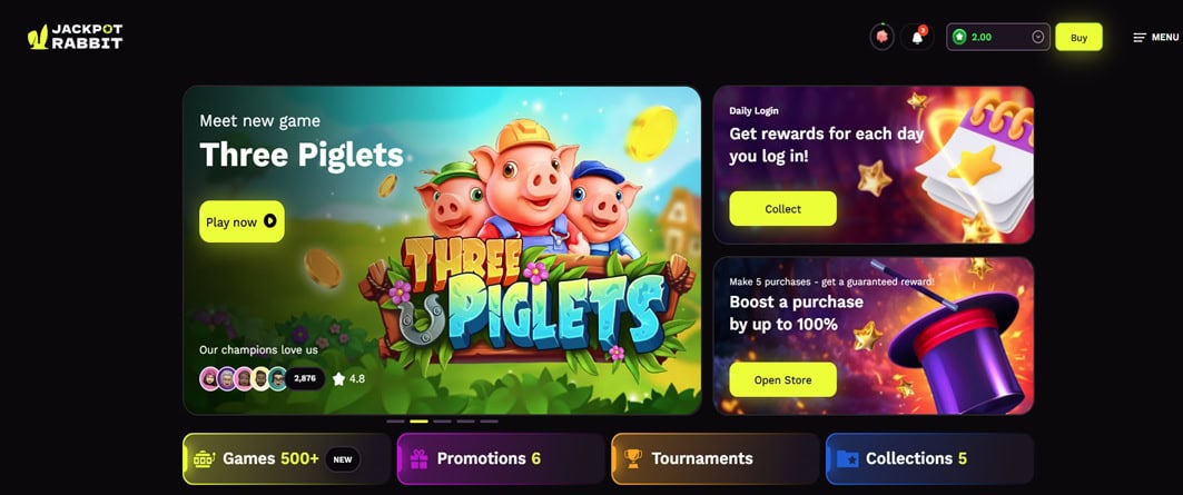 JackpotRabbit Casino Review 2025 | Ratings and Assessment