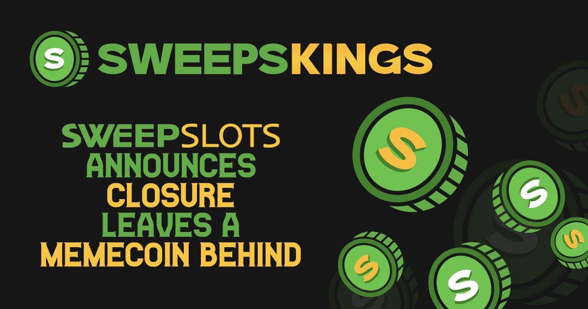 SweepSlots Announces Closure Days After Launching Memecoin