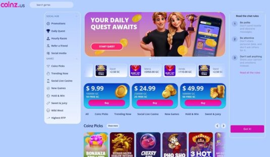 Coinz.us Casino Review 2026 | Ratings and Assessment